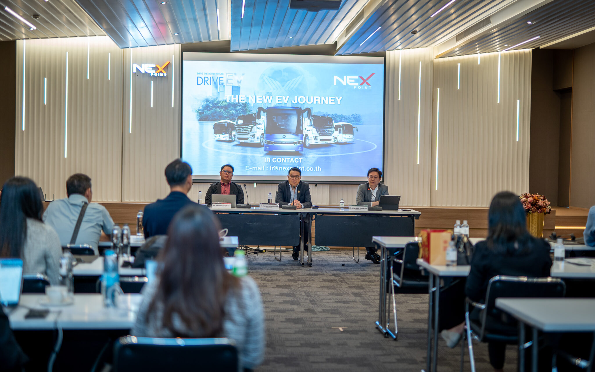 NEX เปิดบ้านต้อนรับนักลงทุน VI สนใจศักยภาพอุตสาหกรรม EV